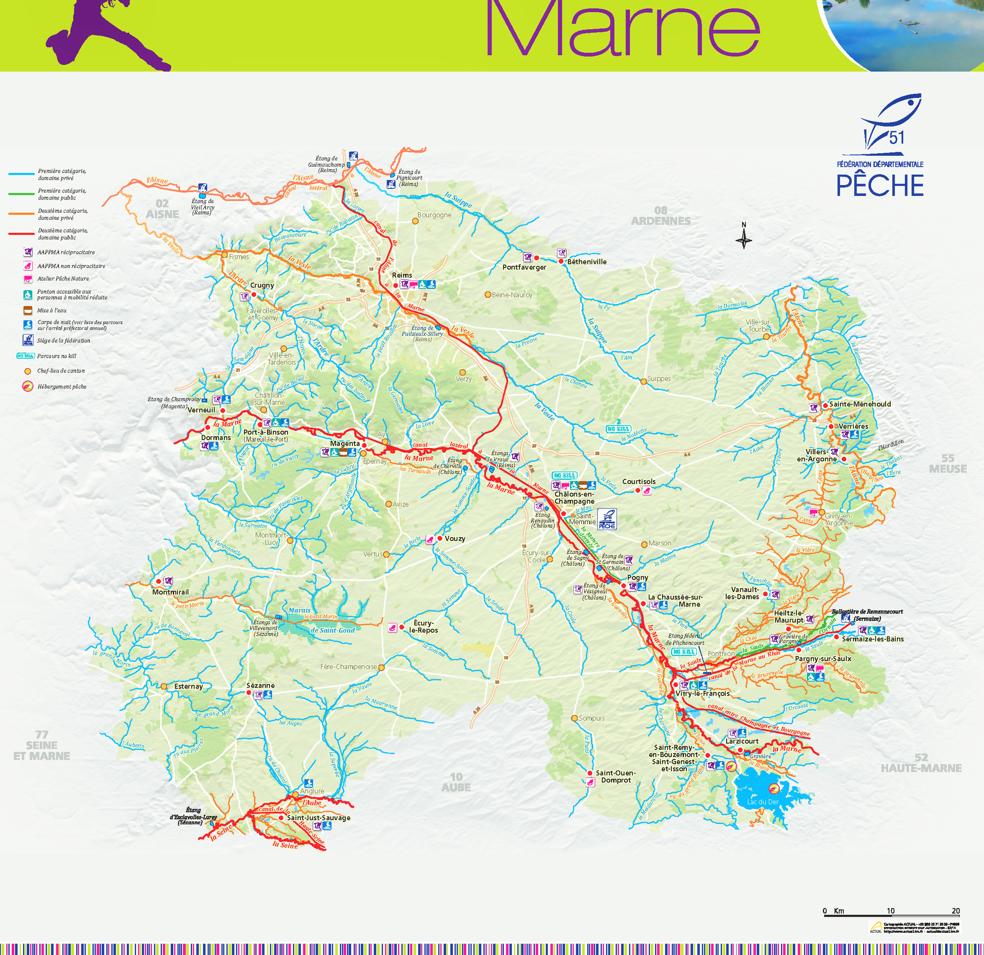 Carte interactive des parcours et AAPPMA de pêche de la Marne ...